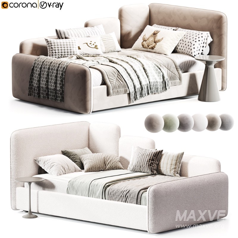 Children s Corner Bed ALICE by Mamoony 3D model Maxve