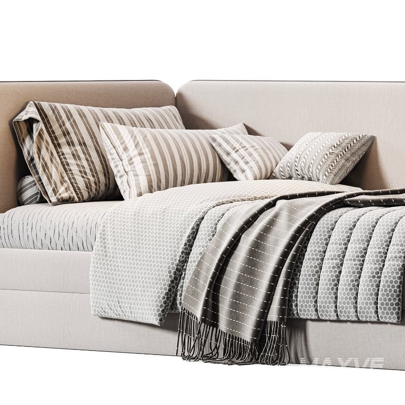 Eric Bed 3D model Maxve