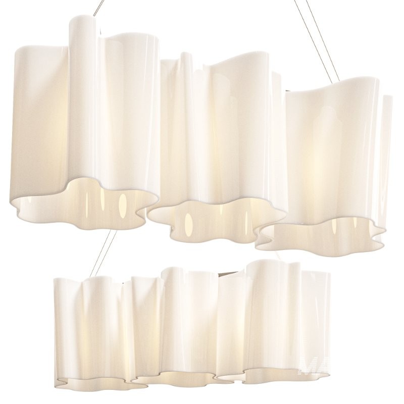 Logic Pendant lighting 3D model Maxve