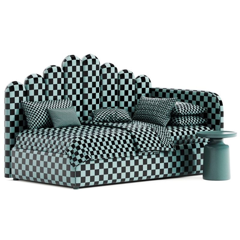 Children's soft sofa bed Victoria 3D model Maxve