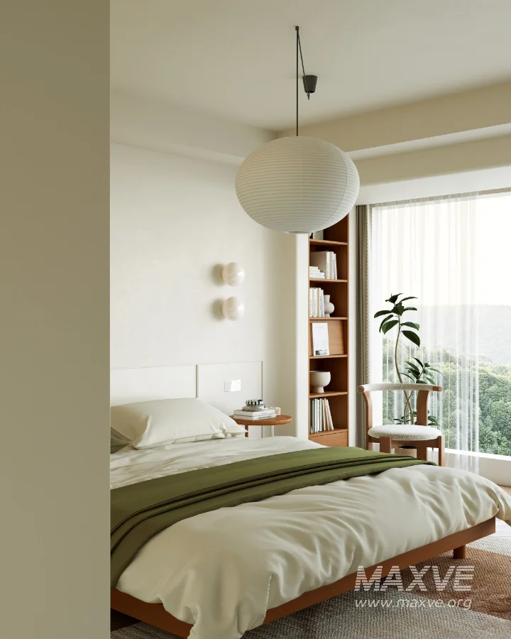 Bedroom interior 3D model Maxve