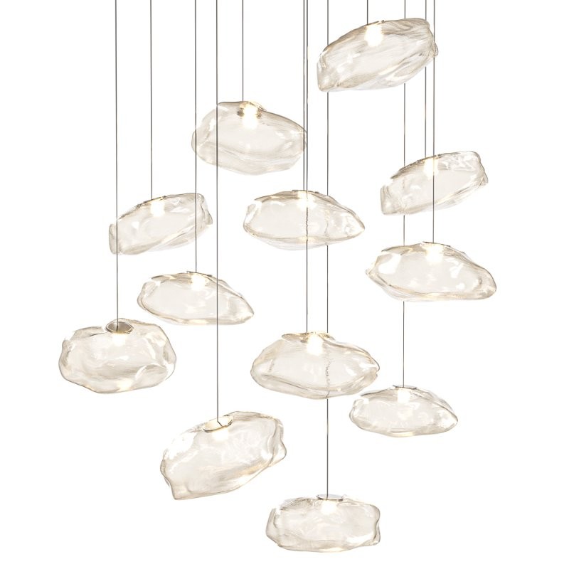 Bocci 73 random glass pendant light 3D model Maxve