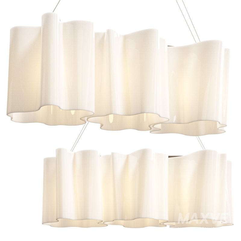 Logic Pendant lighting 3D model Maxve