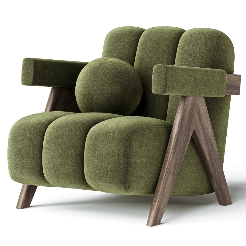 KARMAN_Armchair 3D model Maxve