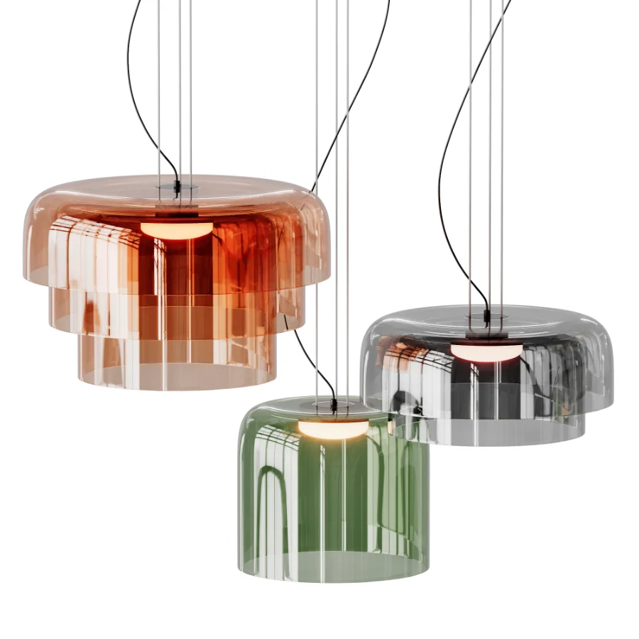 Levels Pendant Lamps 3D model Maxve