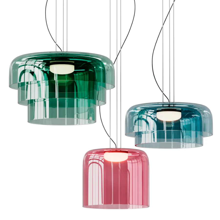 Levels Pendant Lamps 3D model Maxve